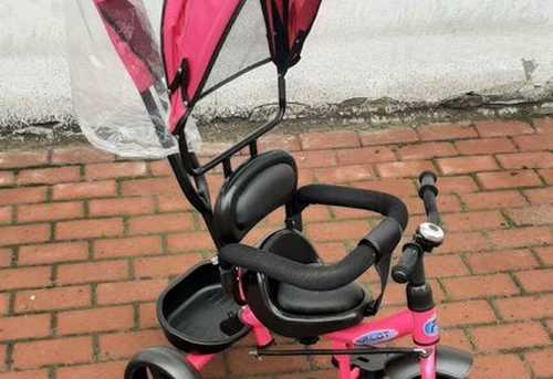 Трехколесный велосипед-коляска Pilot розовый