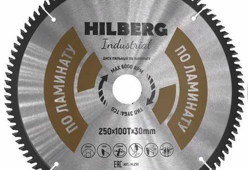 Диск пильный Hilberg Industrial Ламинат 250*30*10
