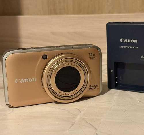 Canon PowerShot SX210 IS gold