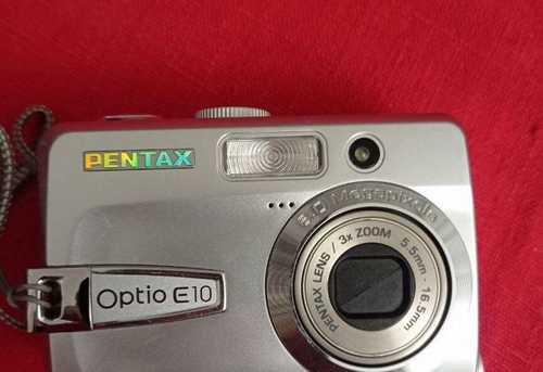 Компактный фотоаппарат Pentax Option E10