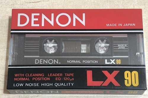 Аудиокассета Denon LX90 (Made in Japan) 1985 год