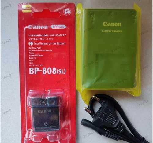 АКБ Canon BP-808   зу Canon CG-800e Новый комплект