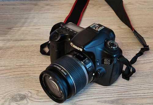 Canon EOS 60d + kit 18-50 + зарядник + сумка