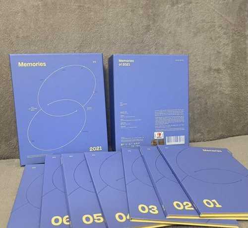 Диски с коробкой BTS Memories 2021 Blu-ray