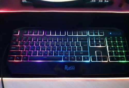Клавиатура Rush smartbuy SBK-304GU-K с подсветкой
