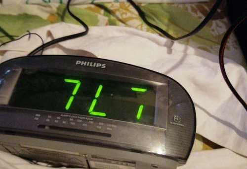 Радио часы philips
