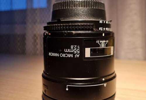 Макро объектив аf Micro nikkor 55 mm f 2.8