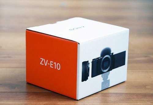 Sony ZV-E10 kit (новый, русский меню)