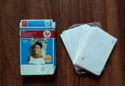 Фотобумага HP Premium Plus A6 (пол пачки)