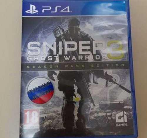 Игра Sniper 3 Ghost Warrior ps4 рус