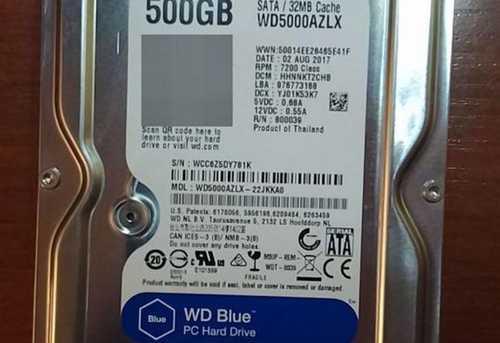 Hdd WD Blue 500gb 3.5