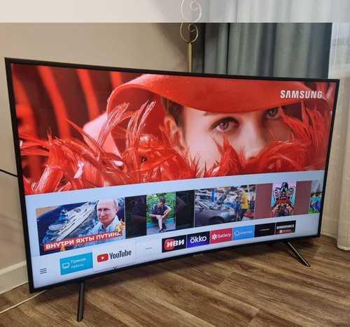 Изогнутый Samsung 49" UltraHD Series 7 HDR AirPlay