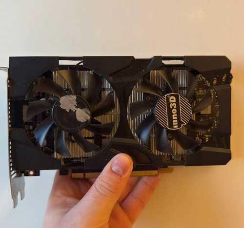 Видеокарта GeForce GTX 1050ti 4gb Inno3d