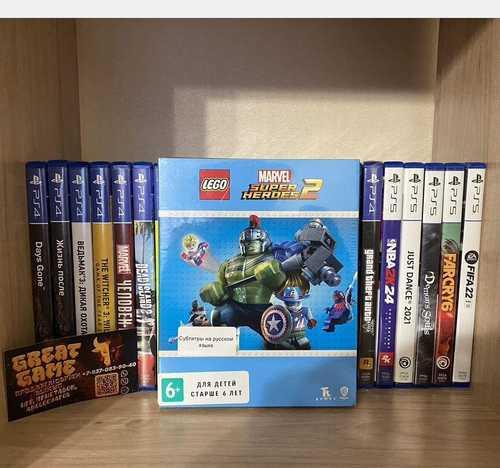 Игры PS4: Lego Marvel Super Heroes 2