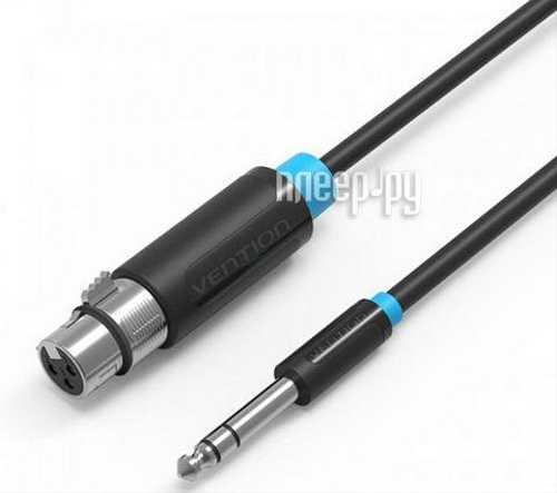 Vention 6.5mm Jack M - XLR Black 1.5m bbebg