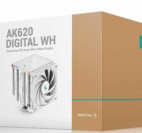 Кулер для процессора deepcool AK620 digital WH