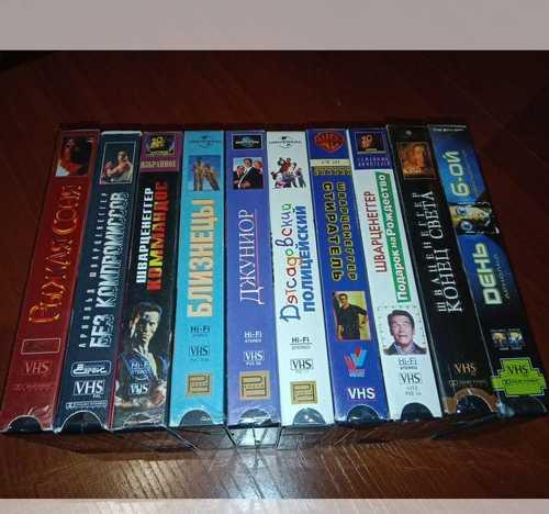 Видеокассеты vhs Шварценеггер