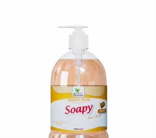 Жидкое мыло "Soapy" хозяйственное с дозатором 500