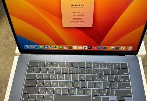 Apple macbook air 15 m2 2023 8/256gb 9 цикл