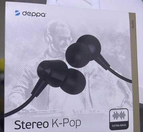 Новые наушники Deppa stereo k-pop