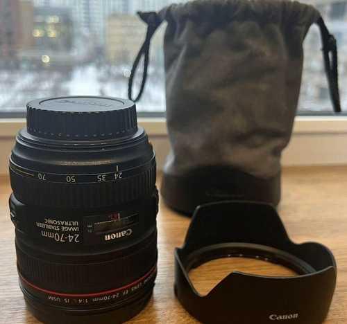 Объектив Canon EF 24-70 mm f 1:4 L IS USM