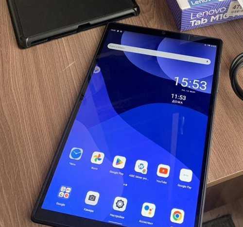 Планшет lenovo tab m10 hd 64гб серебристый