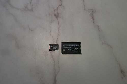 Карточка памяти для PSP на 64 Gb с играми