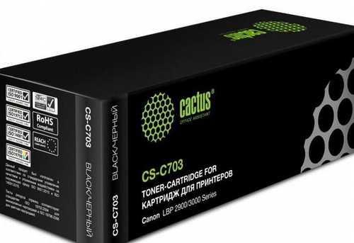 Картридж лазерный Cactus CS-C703 703 черный (2000с