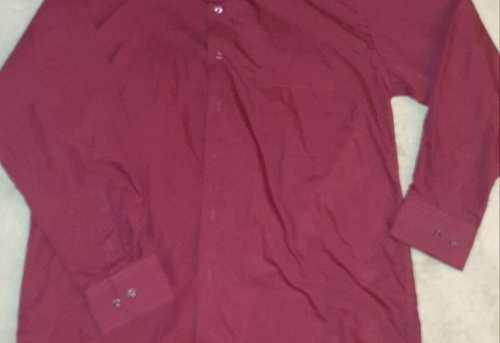 Рубашка мужская бордовая 38-40