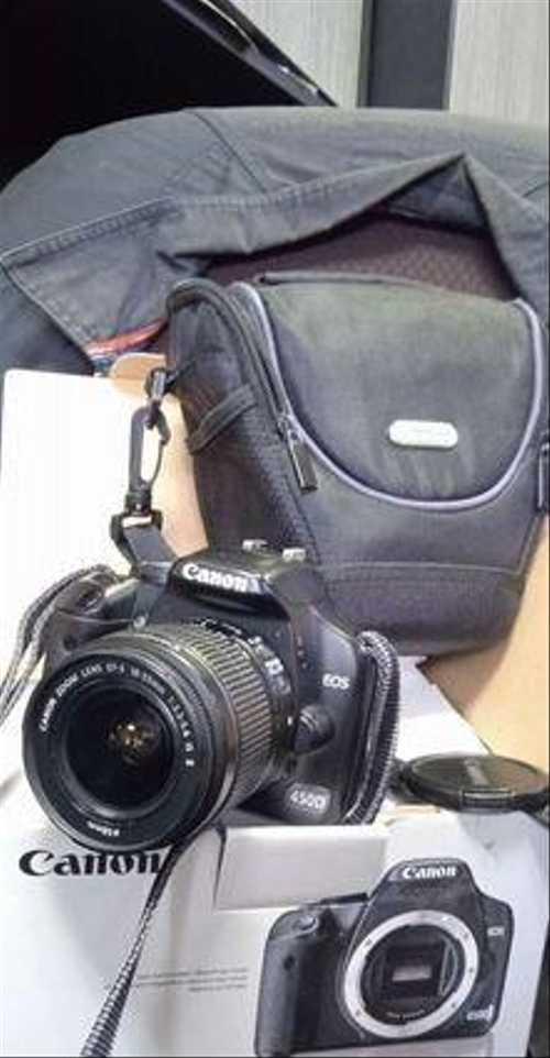 Фотоаппарат canon 450d+18-55 is ii как новый,сумка