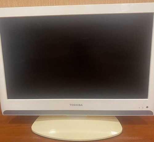 Телевизор toshiba 22 дюйма (56 см) белый