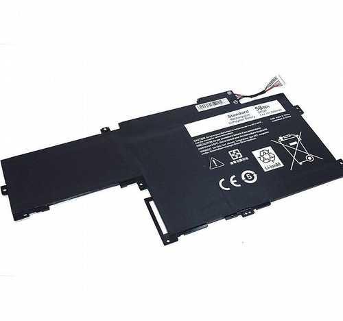 Аккумуляторная батарея для ноутбука Dell Inspiron 14-7437 7.4V 58Wh черная OEM