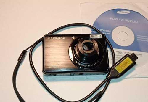 Фотокамера цифровая samsung PL50 кабель USB диск