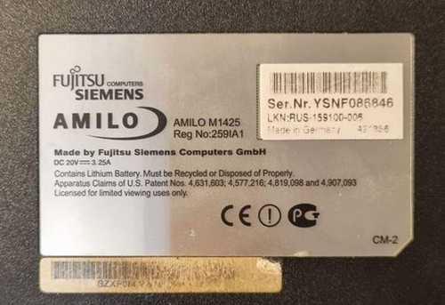 Ноутбук Fujitsu Siemens Amilo M1425