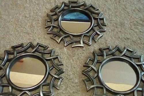 Декоративные зеркала Hoff комплект 3 шт