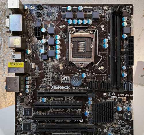 Материнская плата Asrock Z77M / LGA 1155