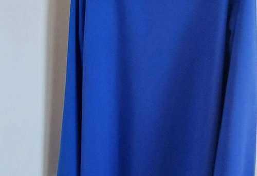 Платье А-силуэта 46р синее новое