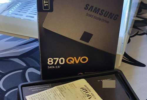 Ssd Samsung 870 qvo 1tb оригинал / чек