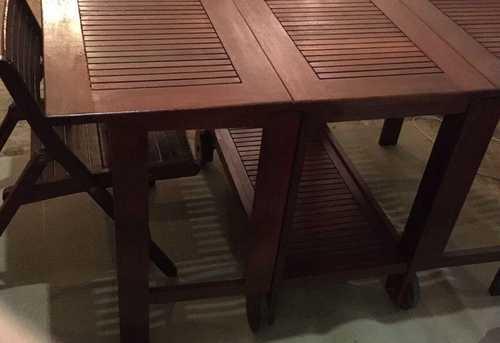 Универсальный складной стол со стулом