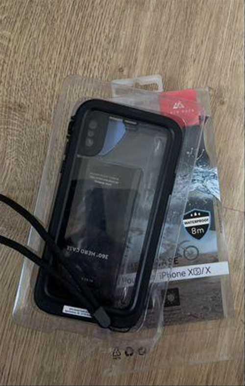 Водонепроницаемый чехол для iPhone xs black rock