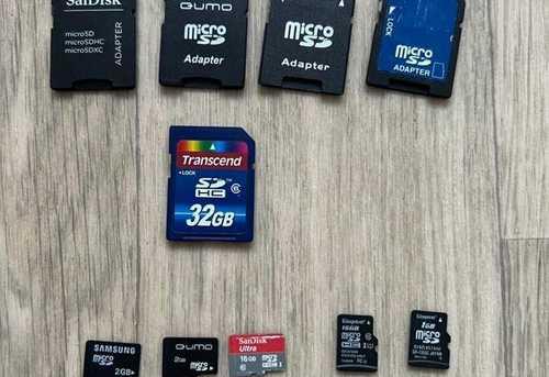 Карта памяти MicroSD и MiniSD