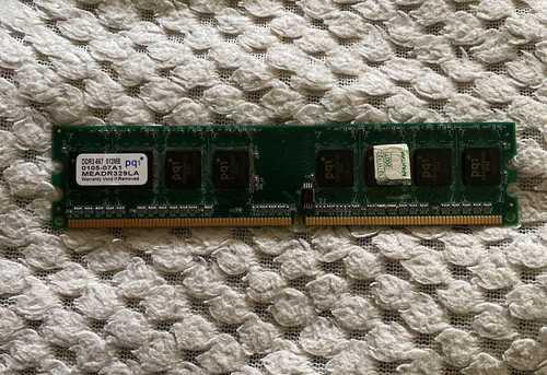 Оперативная память DDR2-667 512MB pqi