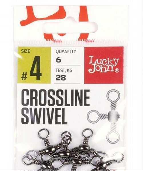 Вертлюги трехстор. crossline swivel 004 6шт "Lucky