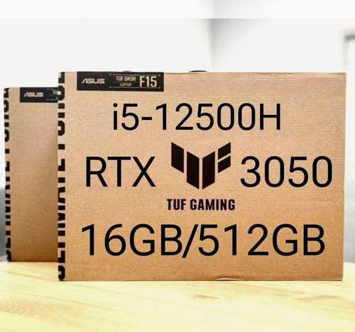 Asus TUF Gaming F15 i5-12500H 16/512Gb RTX3050