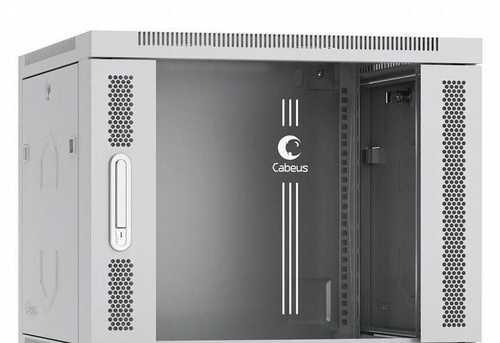 Настенный шкаф Cabeus SH-05F 9U Ш600xГ450мм Серый