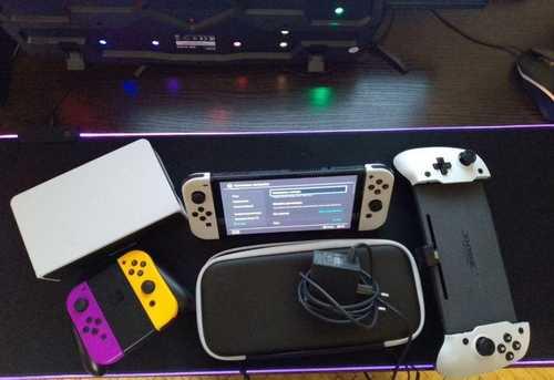 Nintendo switch oled чип хороший комплект