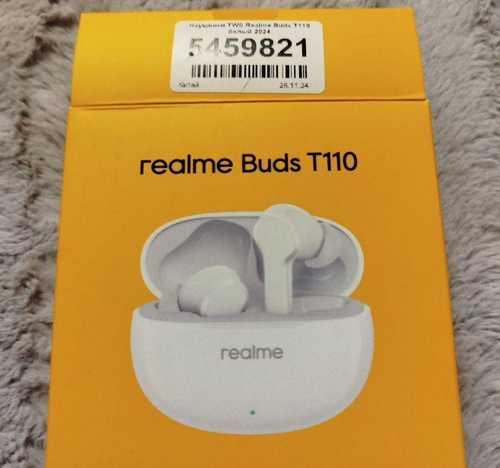 Беспроводные наушники realme buds T110