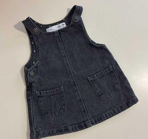 Джинсовый сарафан для девочки 68 zara baby