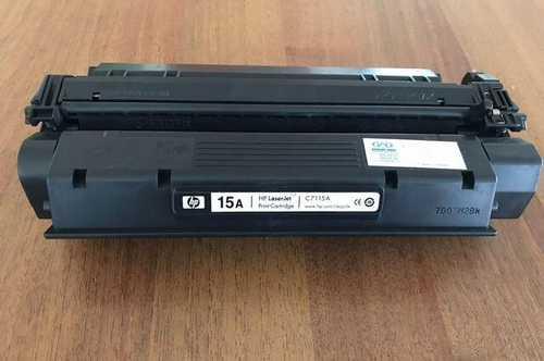 Картридж лазерный HP 15A (C7115A) черный