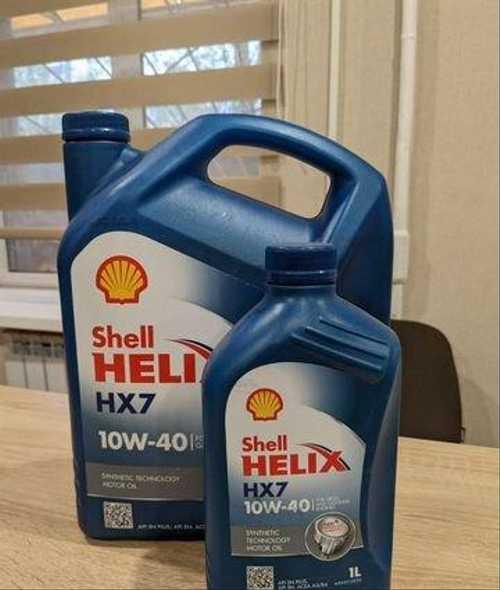 Моторное масло Shell Helix HX7 10W-40 4л